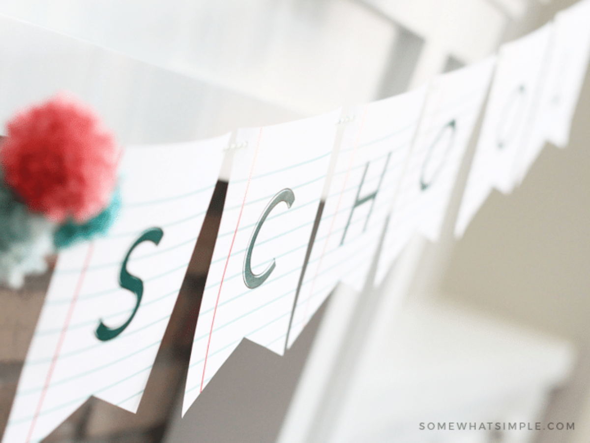 Back to School Banner - Entire Alphabet Included!