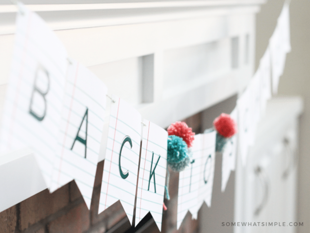 Back to School Banner - Entire Alphabet Included!