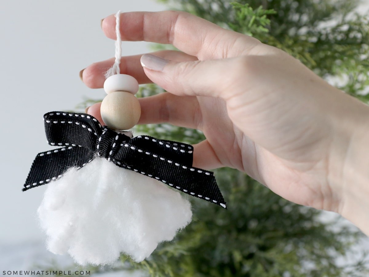 Funny Christmas Ornament - Tampon Angel - Somewhat Simple Kids