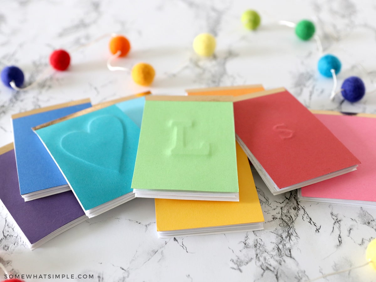 How to Emboss (No tools needed!) - Somewhat Simple Kids