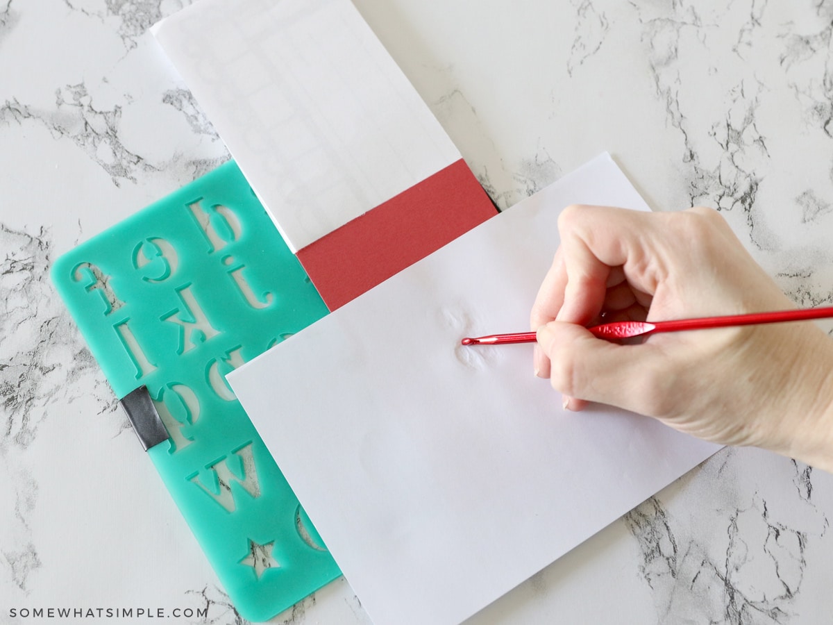 How to Emboss (No tools needed!) - Somewhat Simple Kids